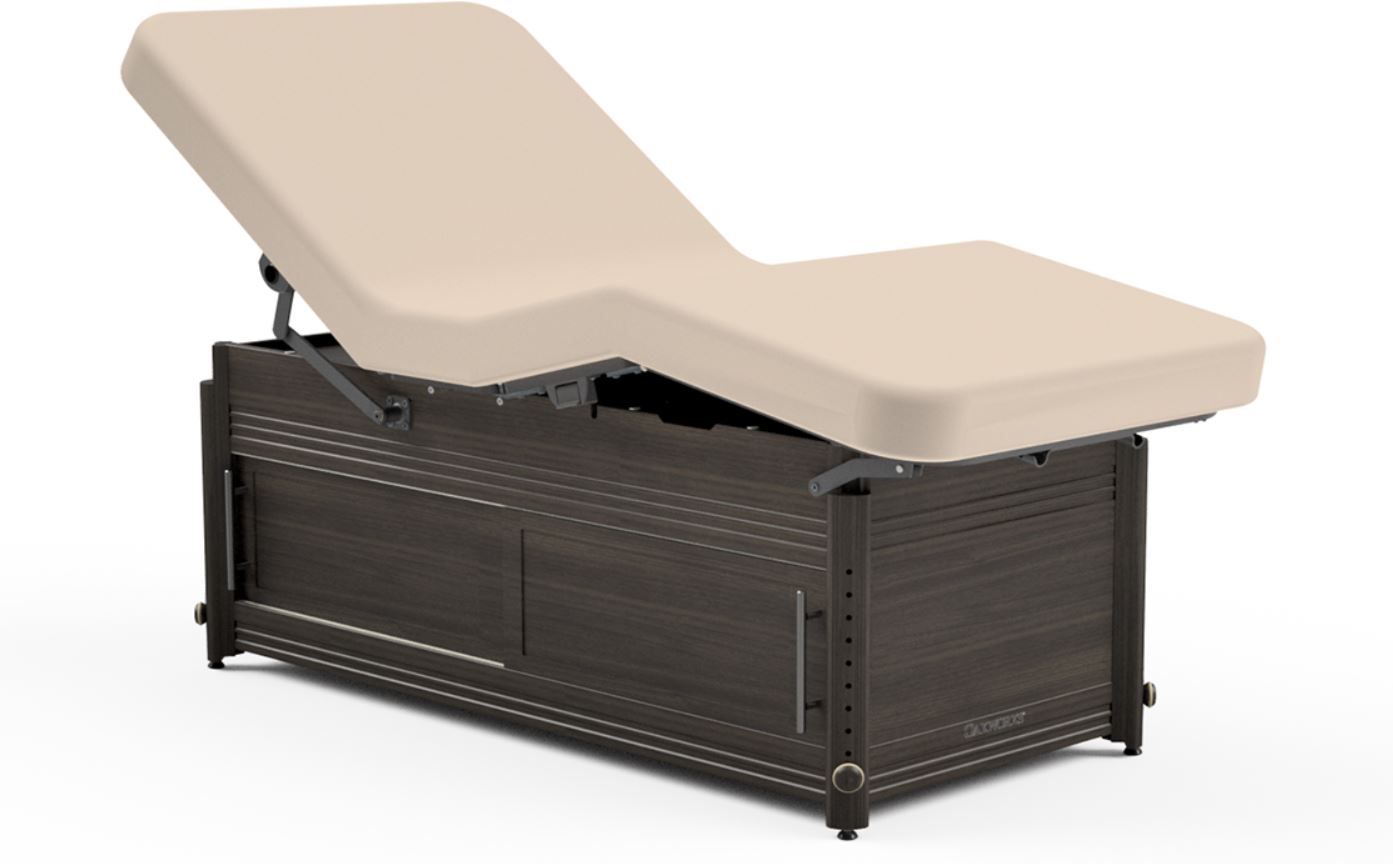 Clinician Adjustable Lift-assist Salon Top - Stationary Tables | Oakworks