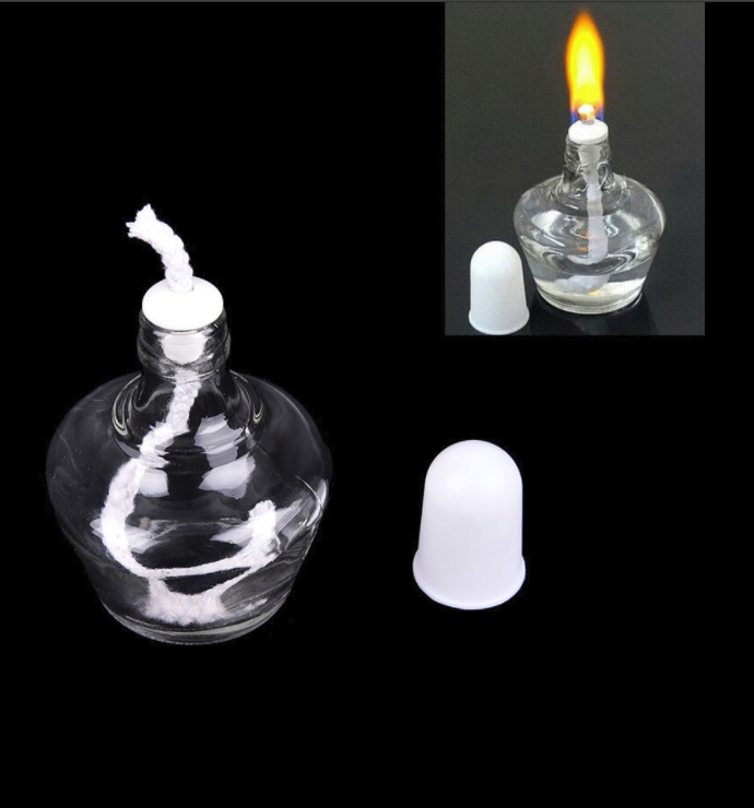 Durable Alcohol Burner Burning Lamp Clear Glass Lab Equipment Heating ...