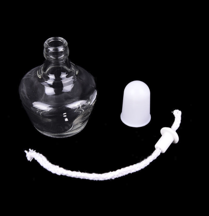 Durable Alcohol Burner Burning Lamp Clear Glass Lab Equipment Heating ...