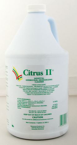 Germicidal Cleaner - Cleaning and Sterilizing Supplies | Citrus II