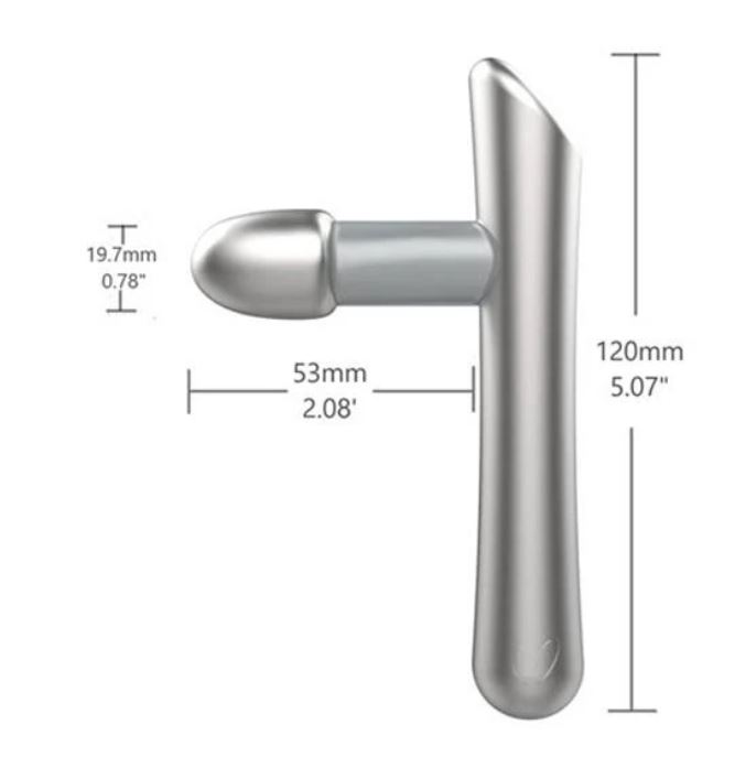 Stainless Steel Trigger Point Massager Deep Tissue Massage L Bar Tool ...